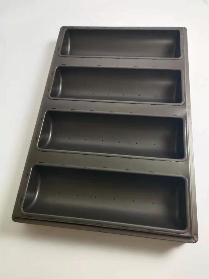 1.0mm thickness PTFE 4 Strapped Commercial Extra Long Loaf Pan