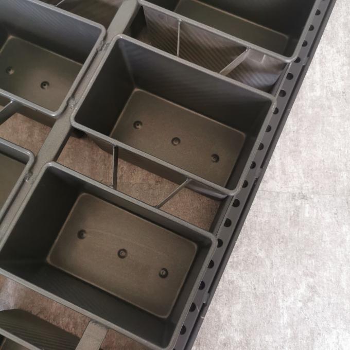 Rustproof 10 Straps PTFE Coating Bread Pan Set , Loaf Baking Tray