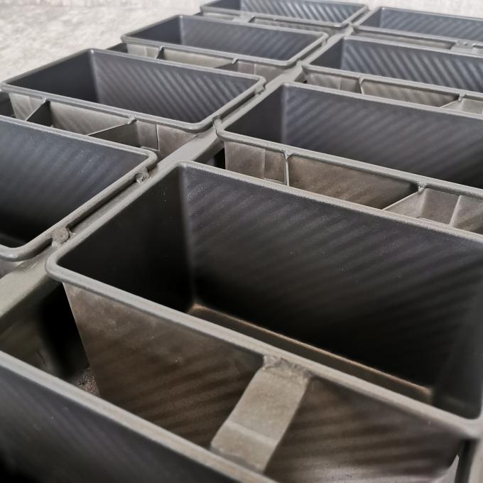 Rustproof 10 Straps PTFE Coating Bread Pan Set , Loaf Baking Tray