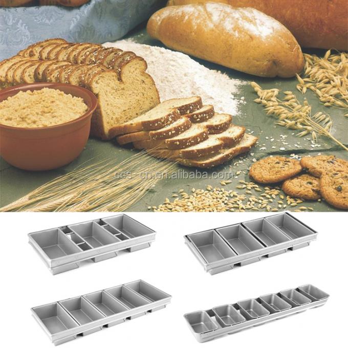 commercial 3 straps non-stick loaf baking pan loaf bread pans bread ...