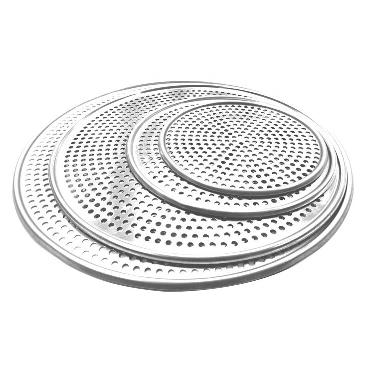 9 inch perforated punched pizza tray baking tray perforated pizza tray ...