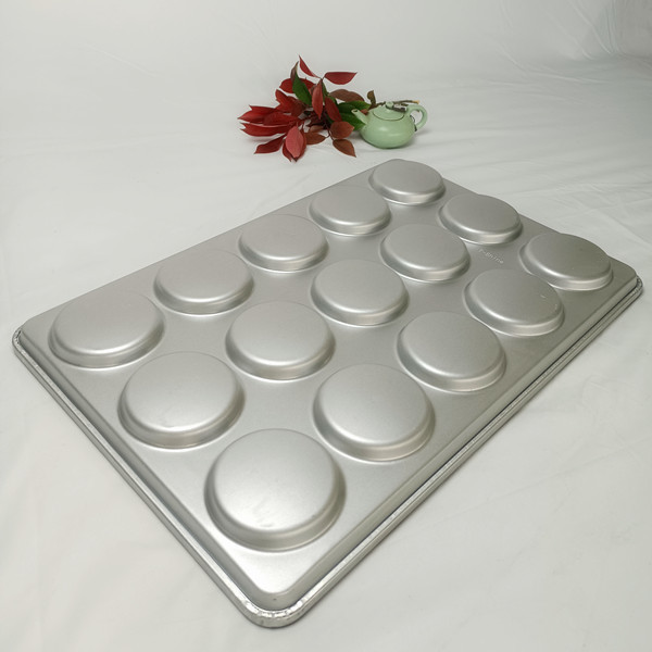 4" Square / Round Aluminum Hamburger Bun Mold
